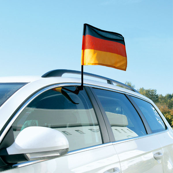 Buy online national car flag with holder