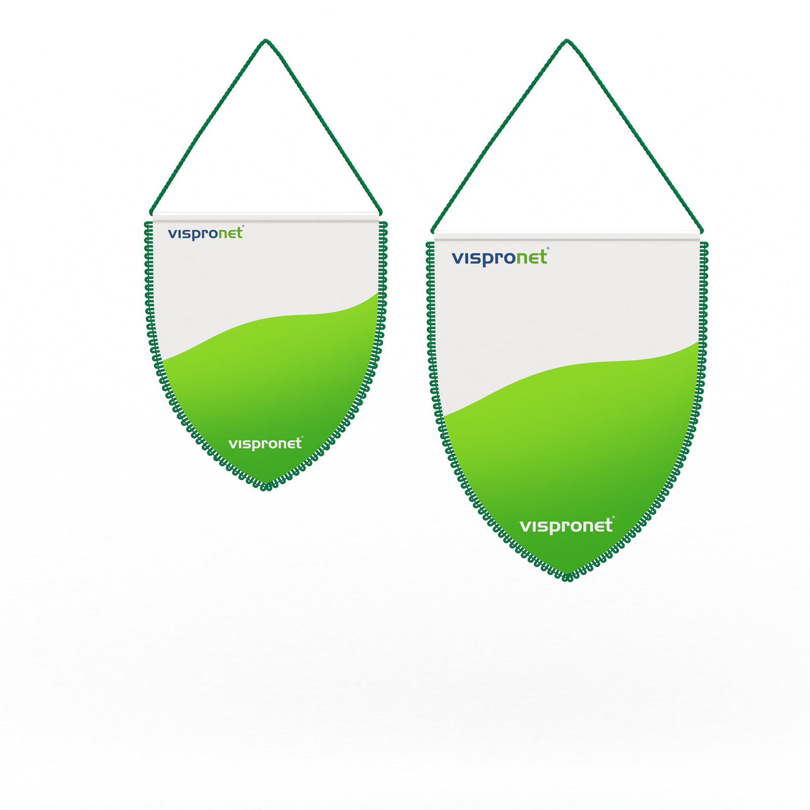 Car pennant in crest form - design it for free online