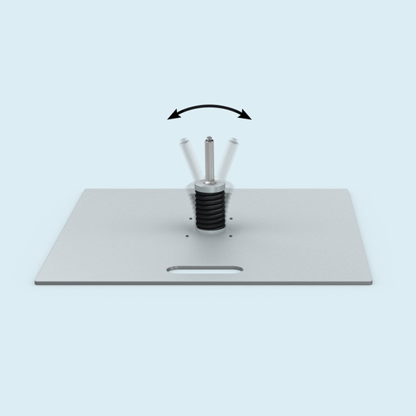 Order online base plate with rotator & feather