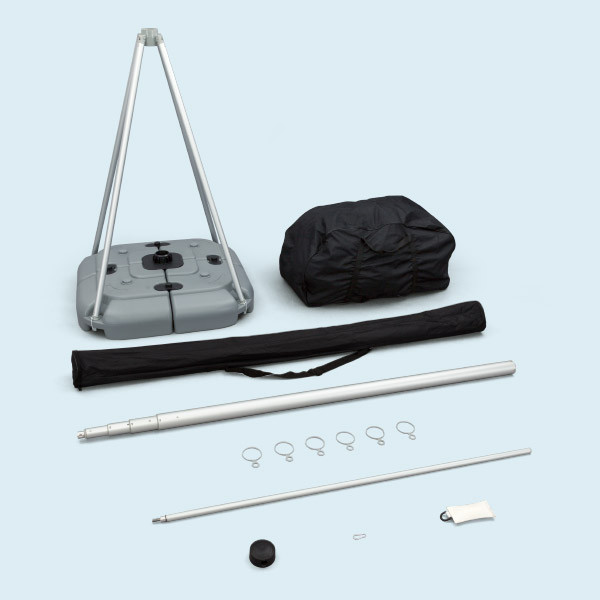 Buy mobile flagpolet T-Pole® 100 & water-fillable base