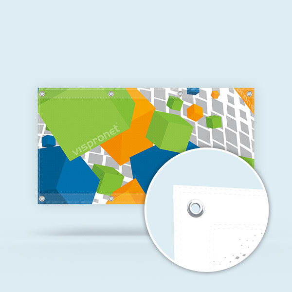 Buy landscape Banner XL with eyelets & stitched edges